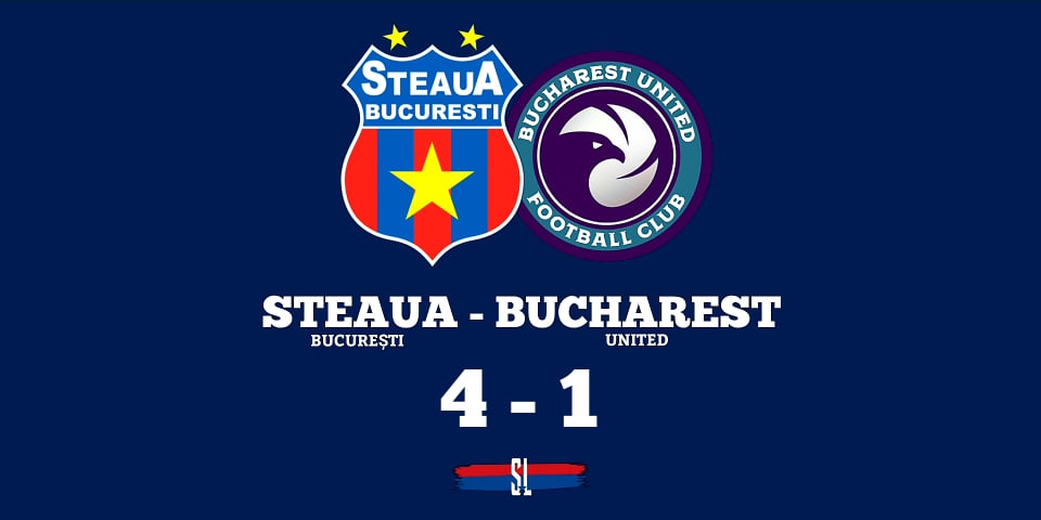 Steaua București - Bucharest United, 4-1 (3-0) - Steaua Liberă