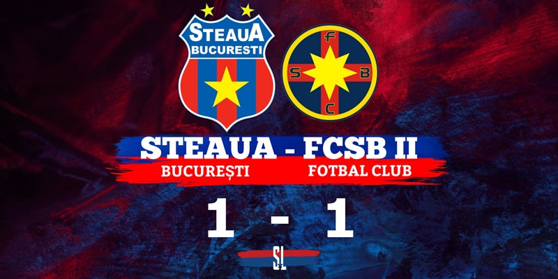 Steaua București - FC Fcsb 2, 1-1 (0-0) - Steaua Liberă